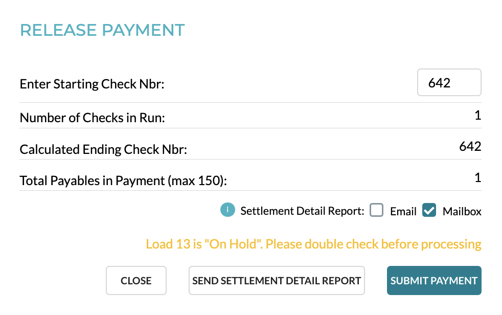 Holds and Exceptions – EKA Solutions, Inc