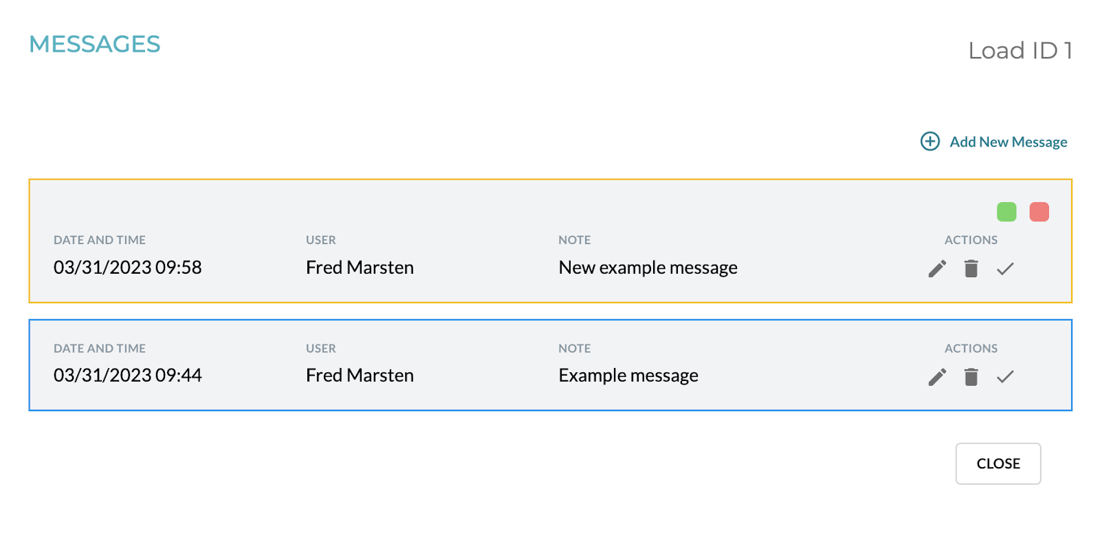 Load Messages – EKA Solutions, Inc