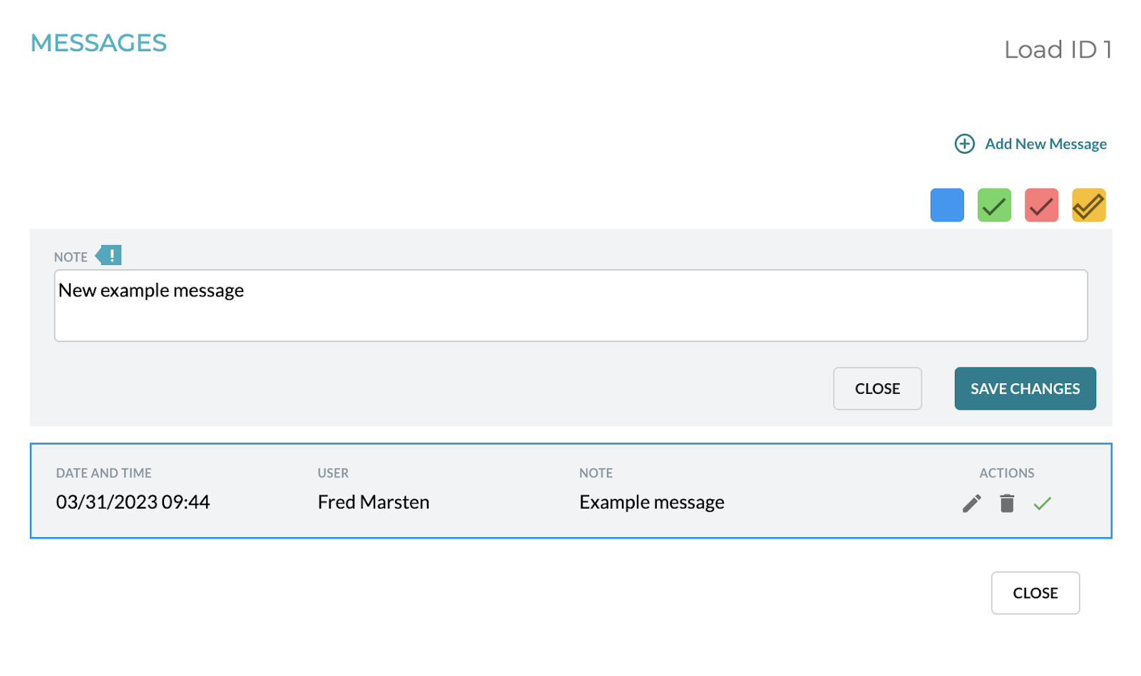 Load Messages – EKA Solutions, Inc