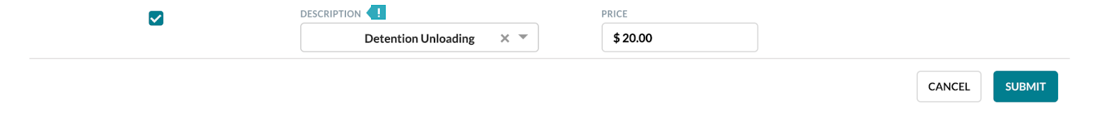 Customer Accessorial Charges – EKA Solutions, Inc