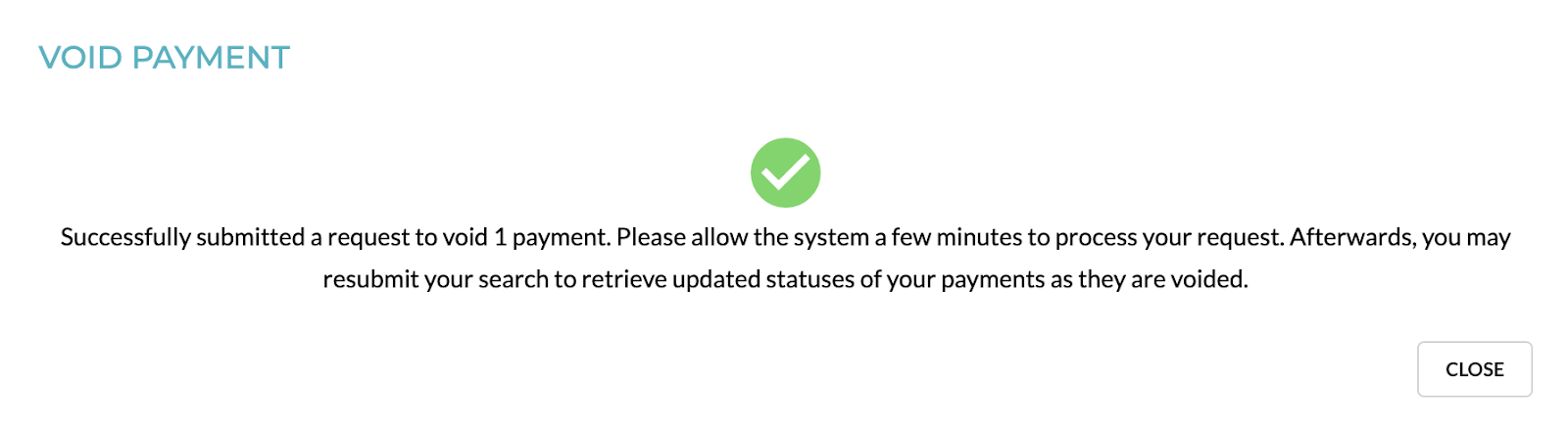 Void Payment – EKA Solutions, Inc