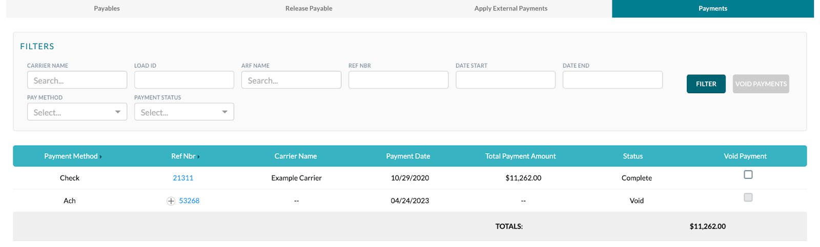Void Payment – EKA Solutions, Inc