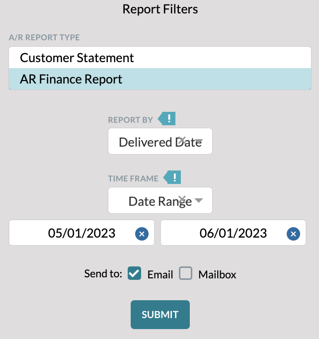 A/R Reports – EKA Solutions, Inc