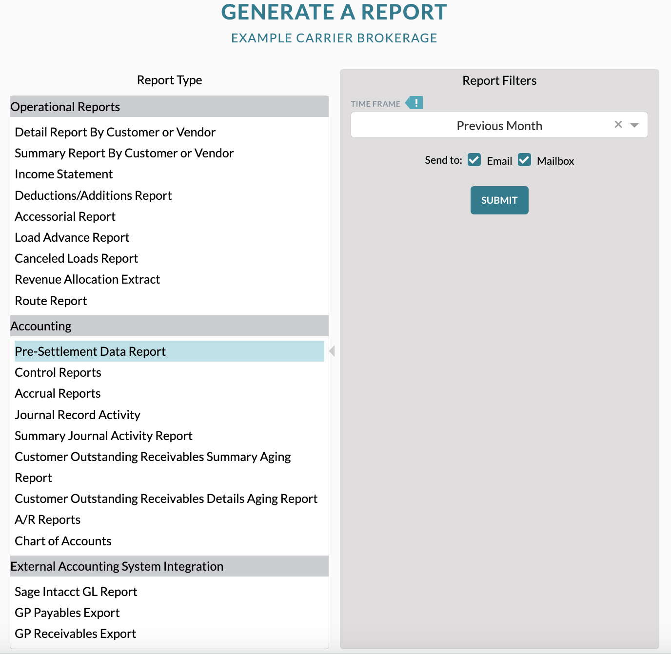 Pre-Settlement Data Report – EKA Solutions, Inc