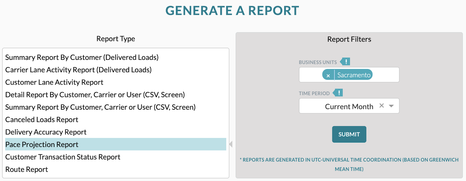 Pace Projection Report – EKA Solutions, Inc