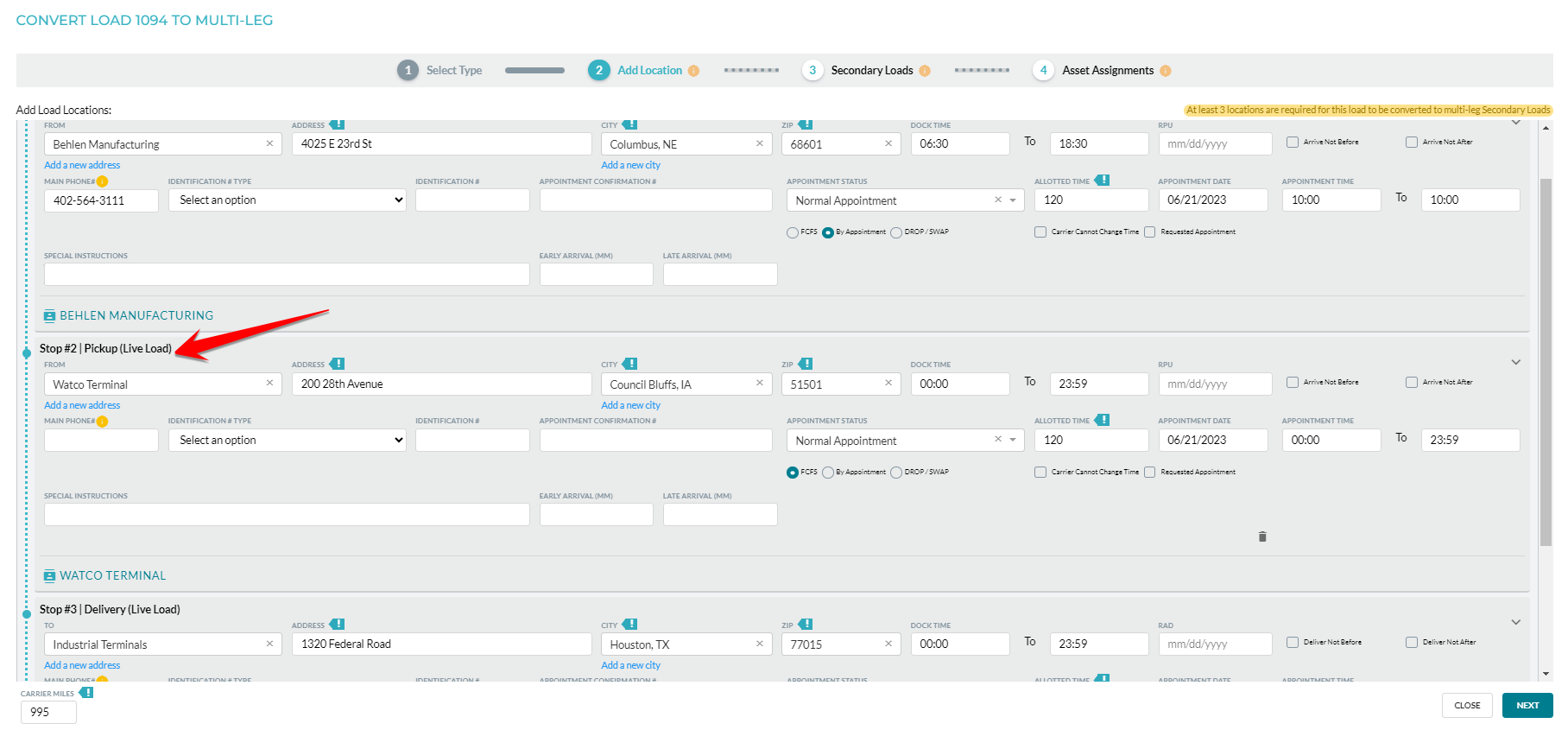 Convert Load – EKA Solutions, Inc