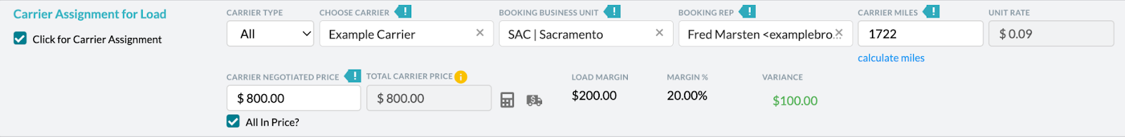 Create A New Load Entry – EKA Solutions, Inc