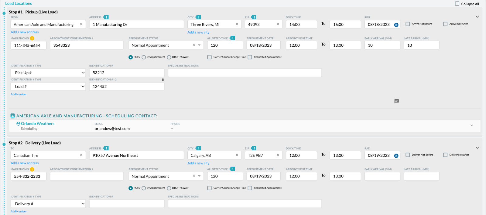 Create a New Load Entry – EKA Solutions, Inc