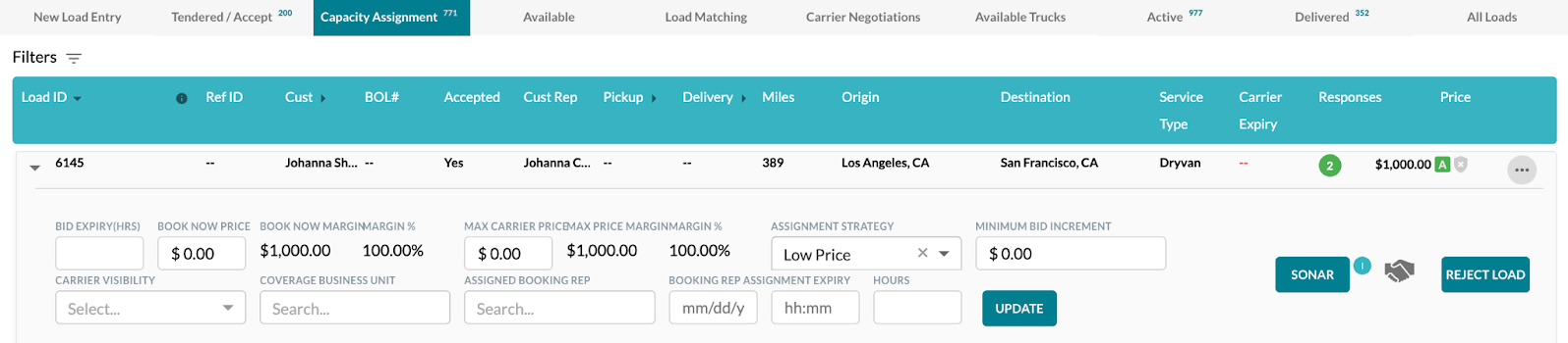 Load Assignment Strategies Eka Solutions Inc 