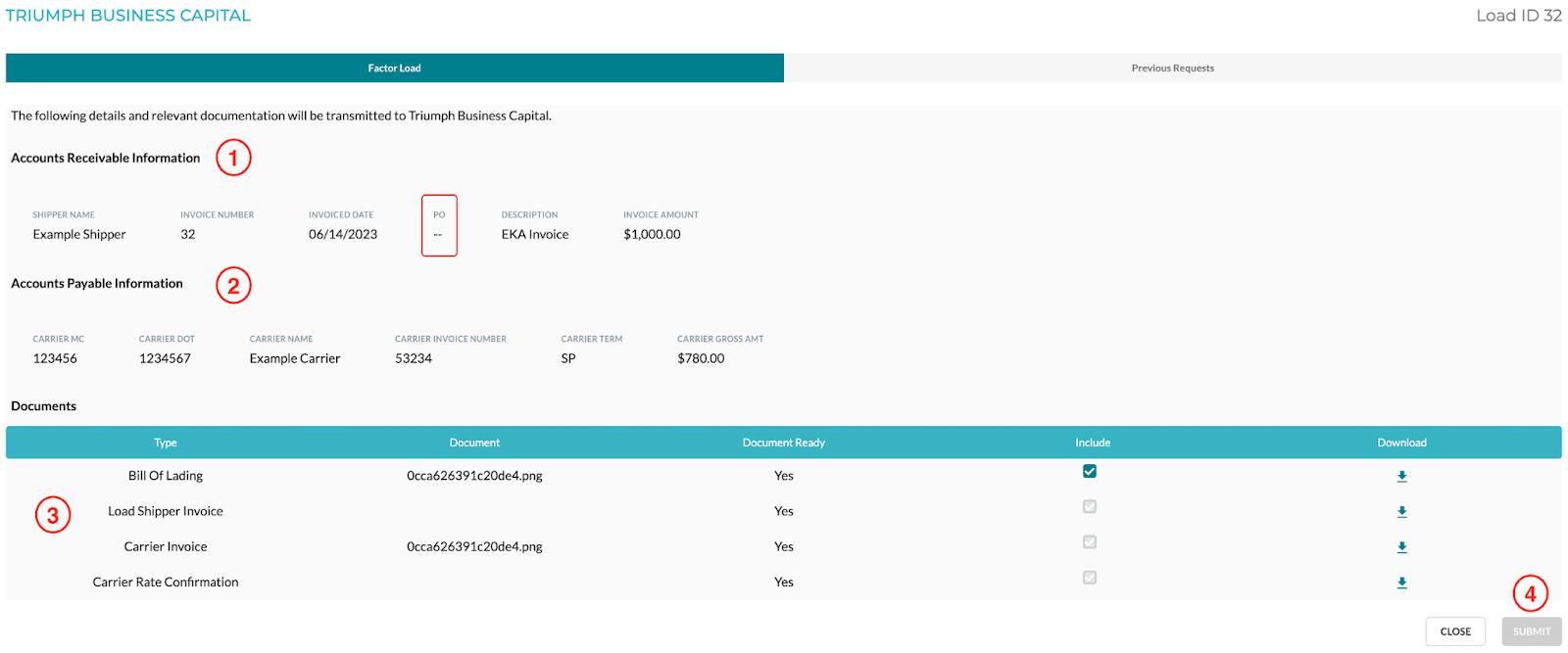 Triumph Factoring Integration Process – EKA Solutions, Inc