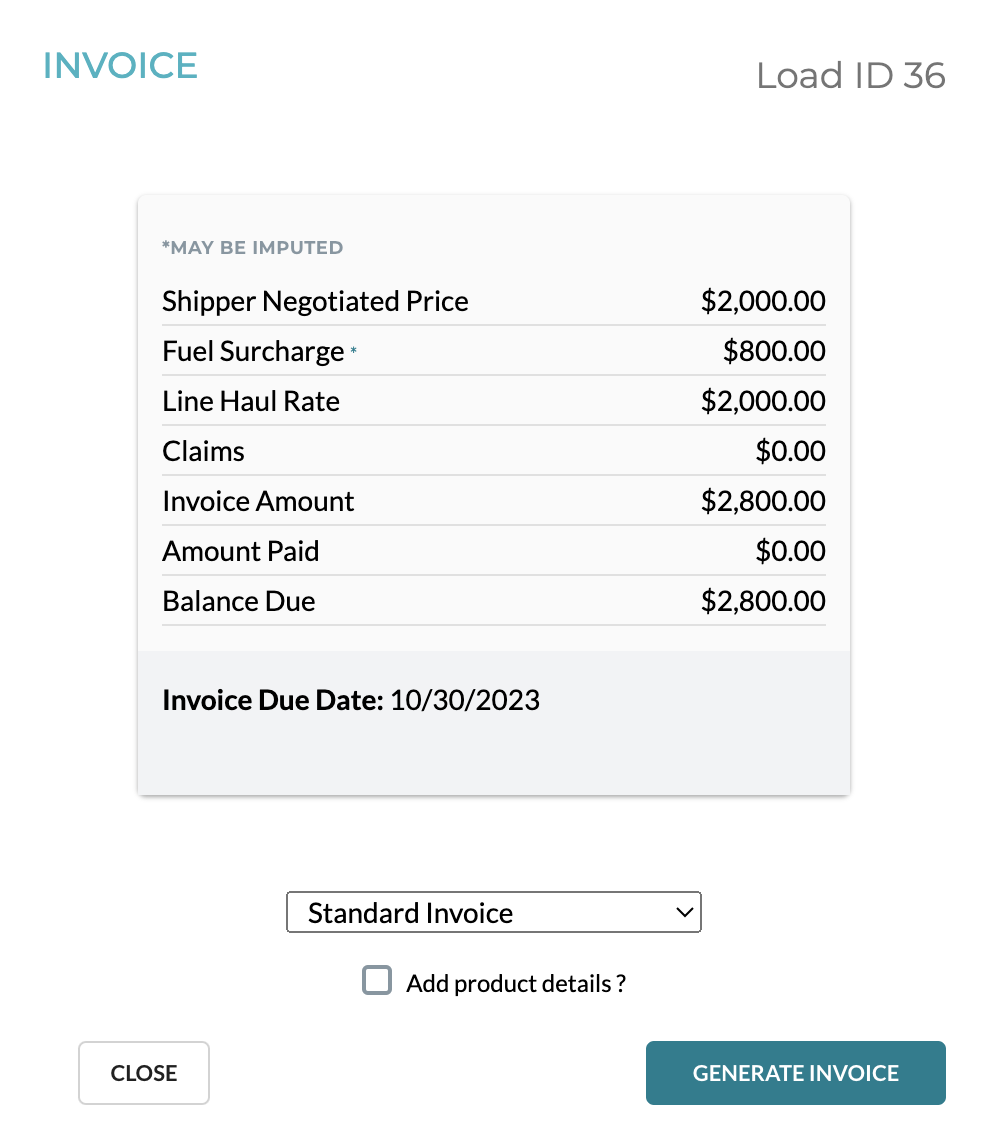 Generate Invoice – EKA Solutions, Inc