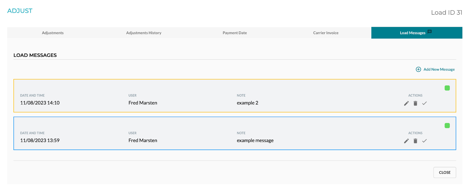 Load Messages – EKA Solutions, Inc