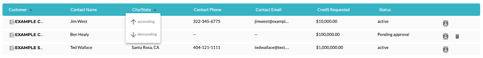Sort Customers – EKA Solutions, Inc