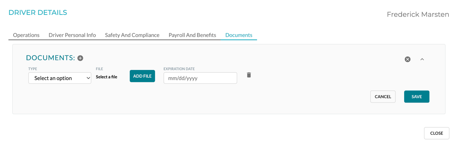 Driver Documents – EKA Solutions, Inc