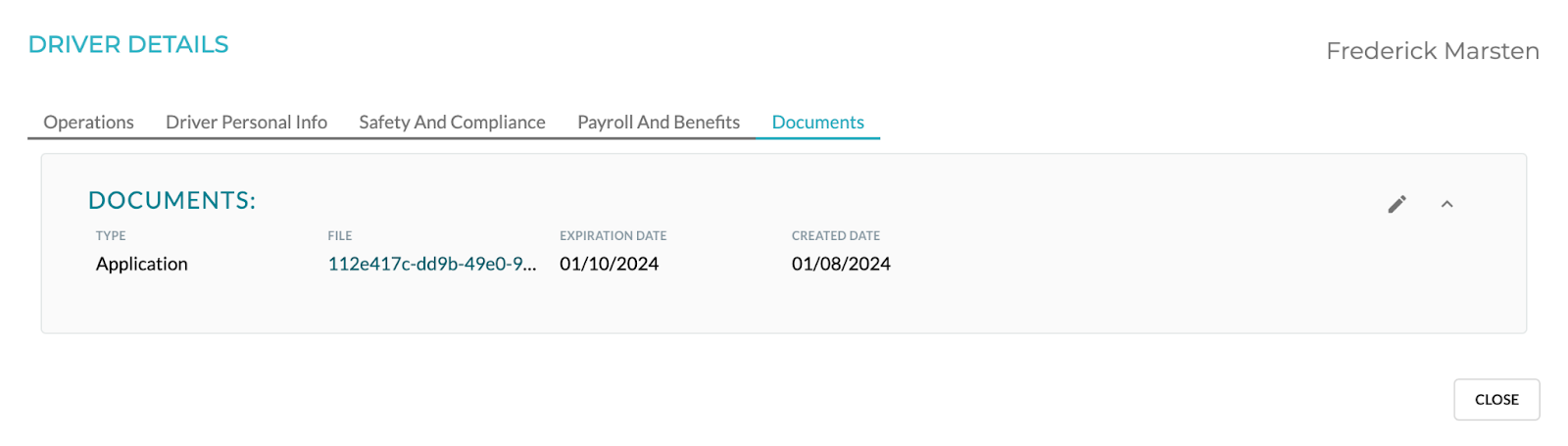 Driver Documents – EKA Solutions, Inc