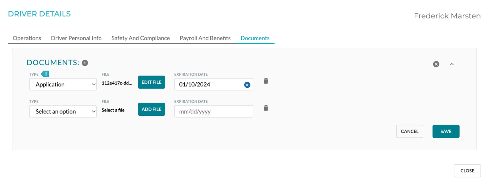 Driver Documents – EKA Solutions, Inc