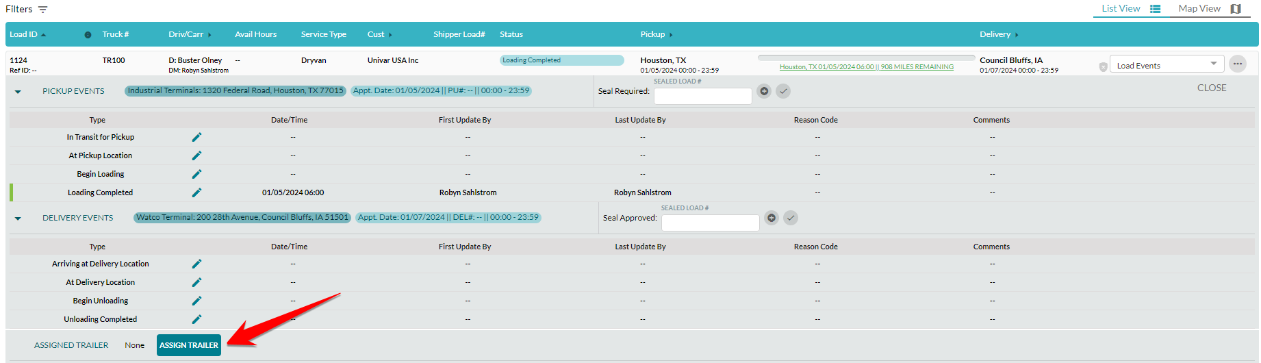 Carrier TMS Release Notes 1/11/2024 – EKA Solutions, Inc