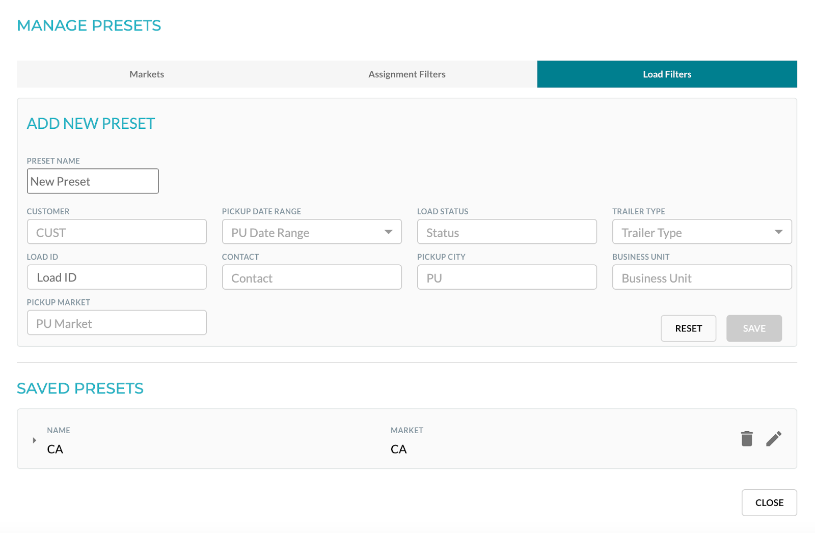 Load Planning – EKA Solutions, Inc