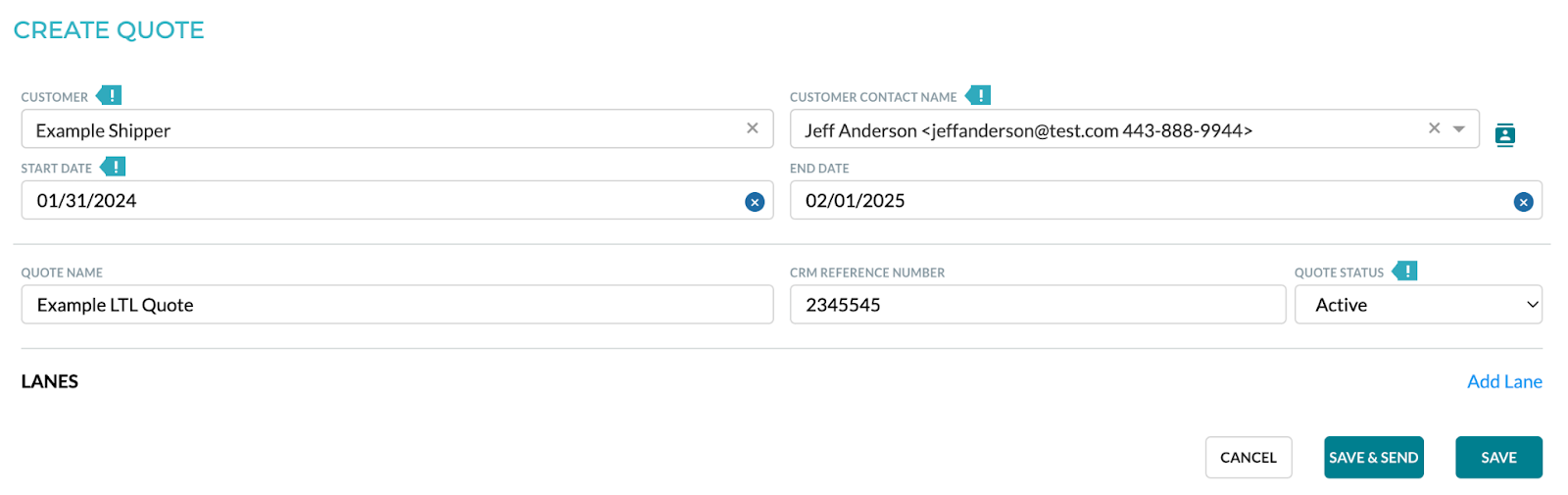 LTL Quotes – EKA Solutions, Inc