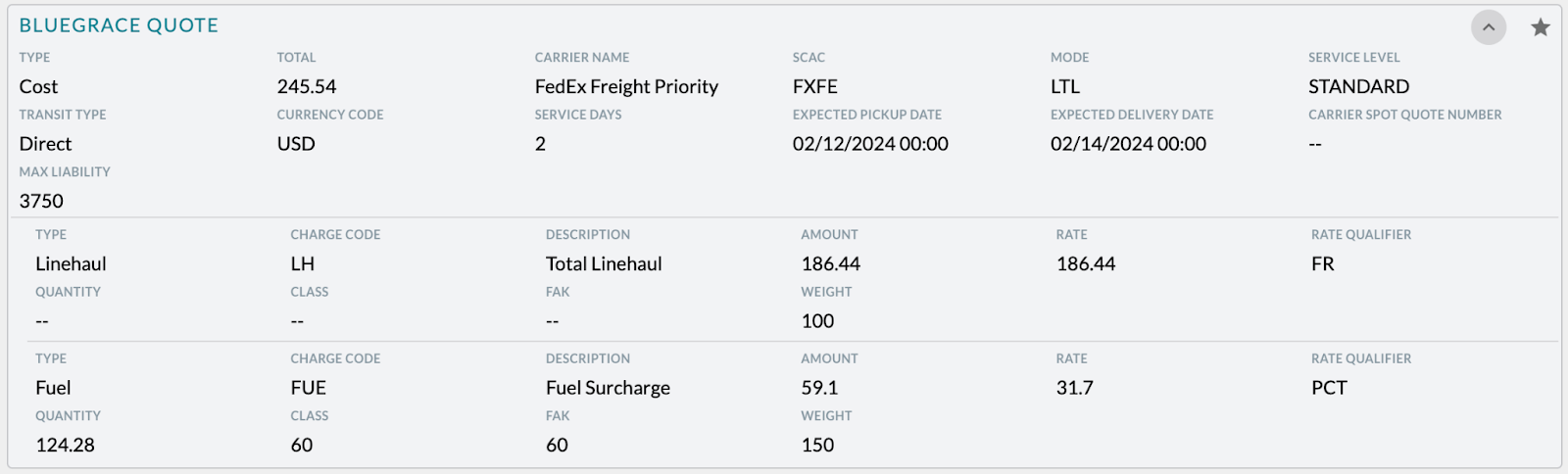 LTL Quotes – EKA Solutions, Inc