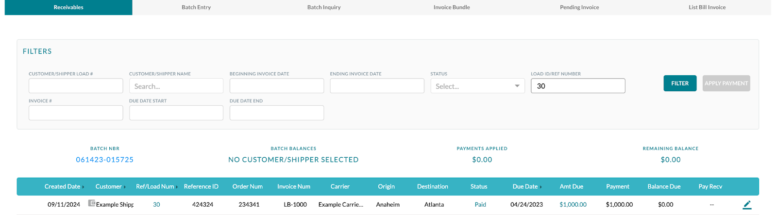 Reverse Payment – EKA Solutions, Inc
