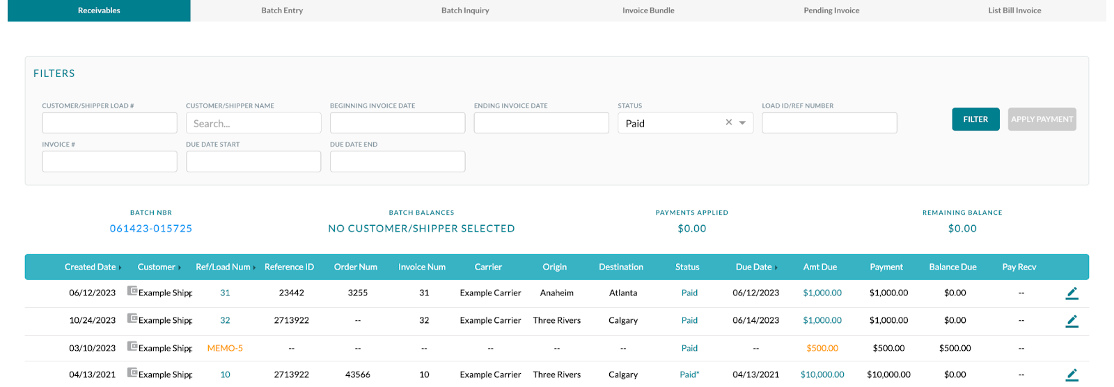 Reverse Payment – EKA Solutions, Inc