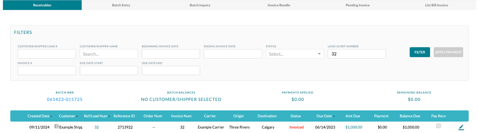 Reverse Payment – EKA Solutions, Inc