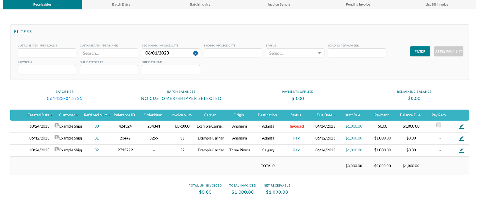Partial Payment – EKA Solutions, Inc