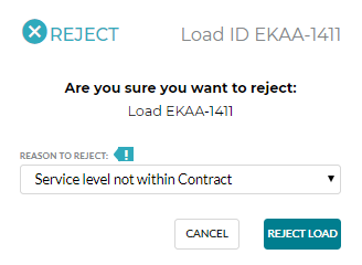 Reject Load – EKA Solutions, Inc