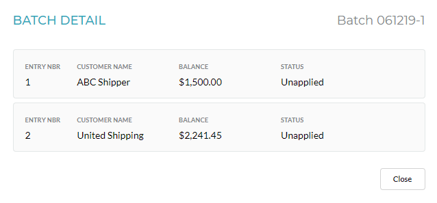 Batch Inquiry – EKA Solutions, Inc