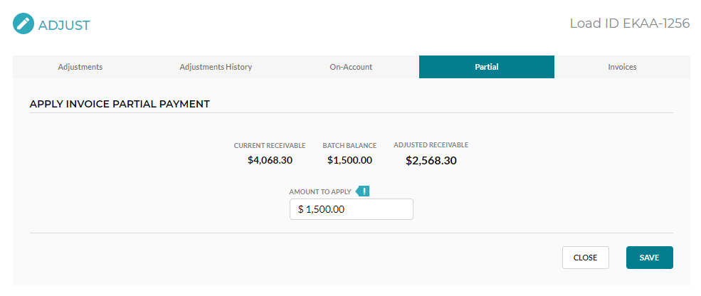Partial Payment – EKA Solutions, Inc