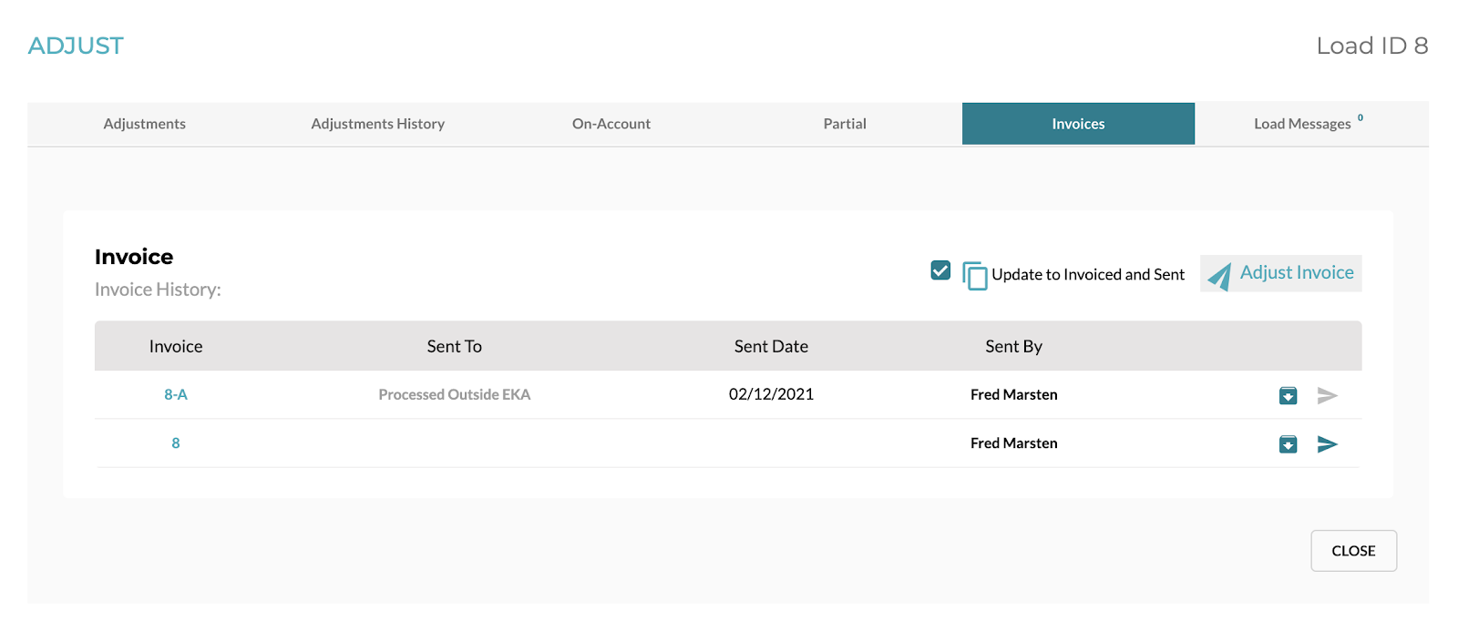 Invoices – EKA Solutions, Inc