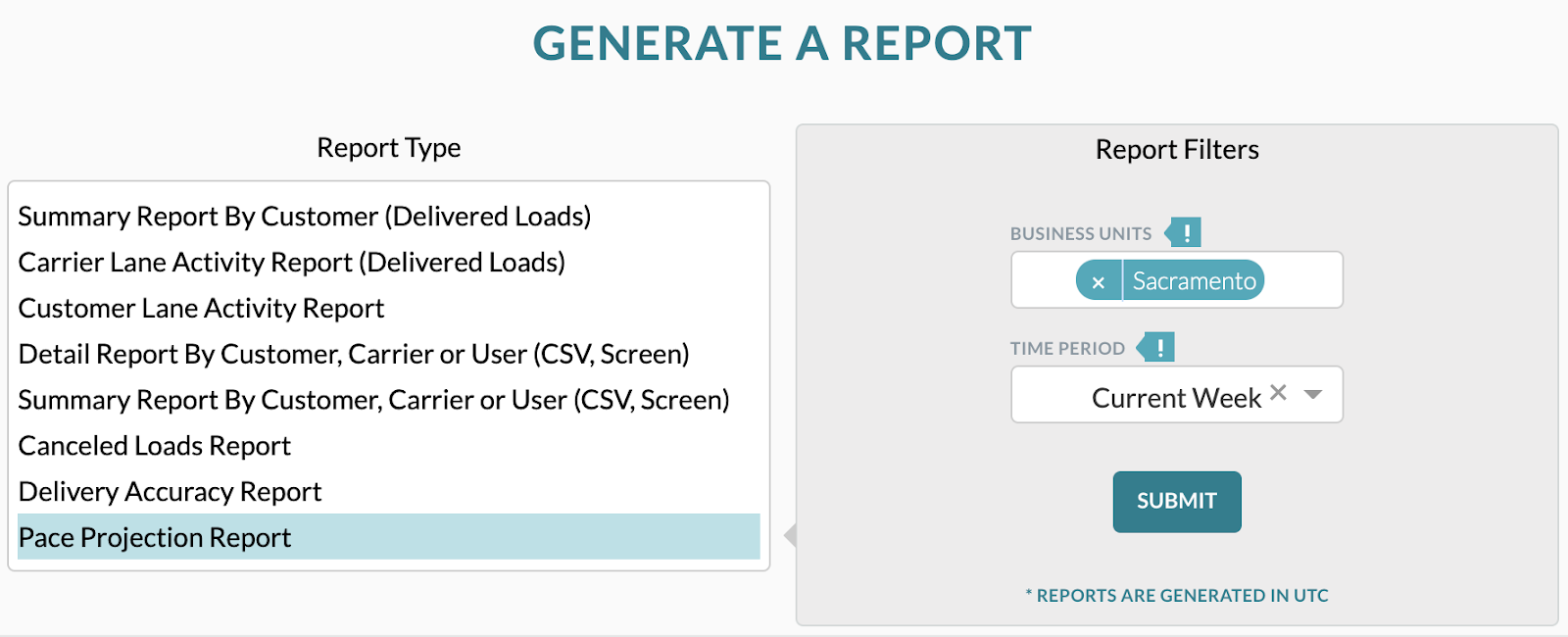 Pace Projection Report – EKA Solutions, Inc