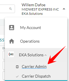 Carrier Administrator Functions – EKA Solutions, Inc