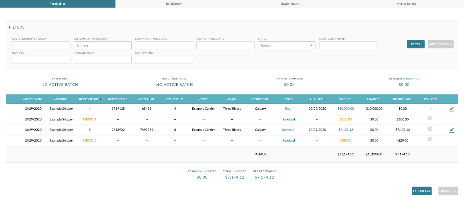 Adjust Receivable – EKA Solutions, Inc