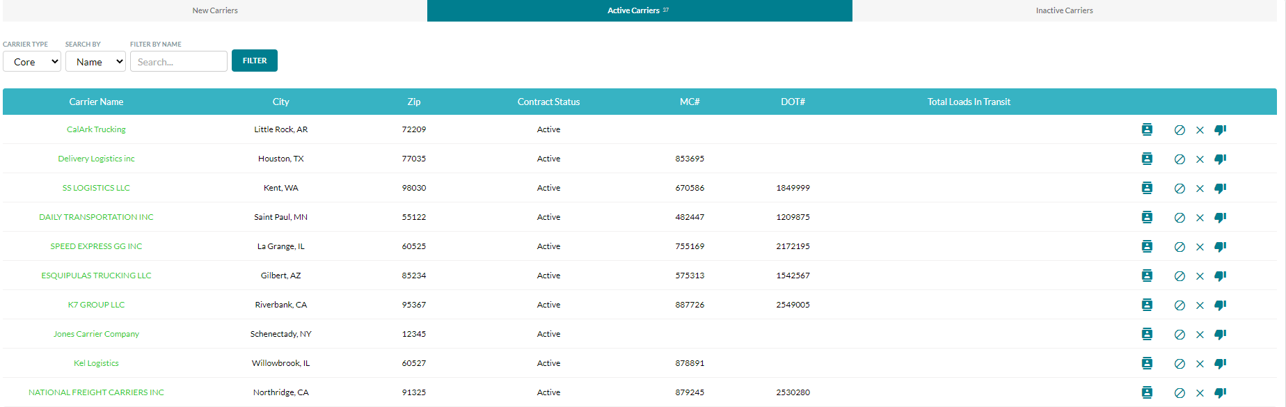 Set Carrier Settlement and Payment Type – EKA Solutions, Inc