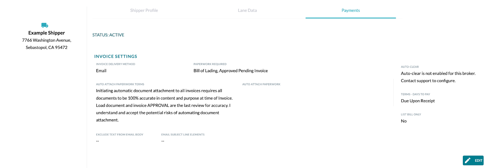 Configure Invoice Emails – EKA Solutions, Inc