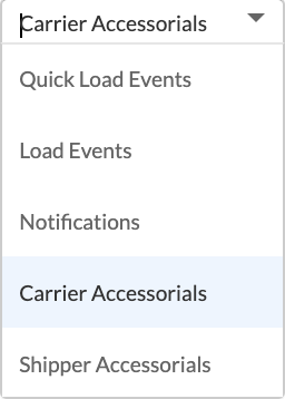 Add Carrier Accessorial – EKA Solutions, Inc