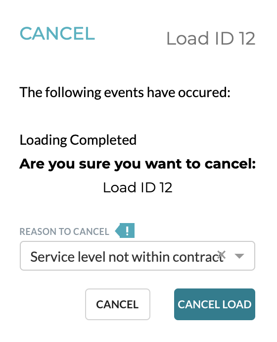 Delete/Cancel Existing Load – EKA Solutions, Inc