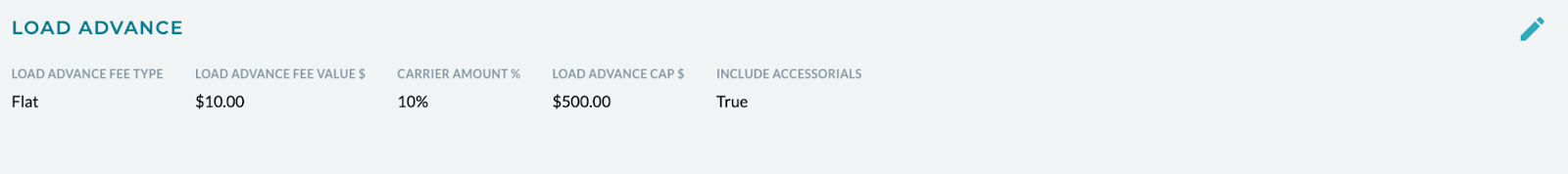 Load Advance Settings – EKA Solutions, Inc