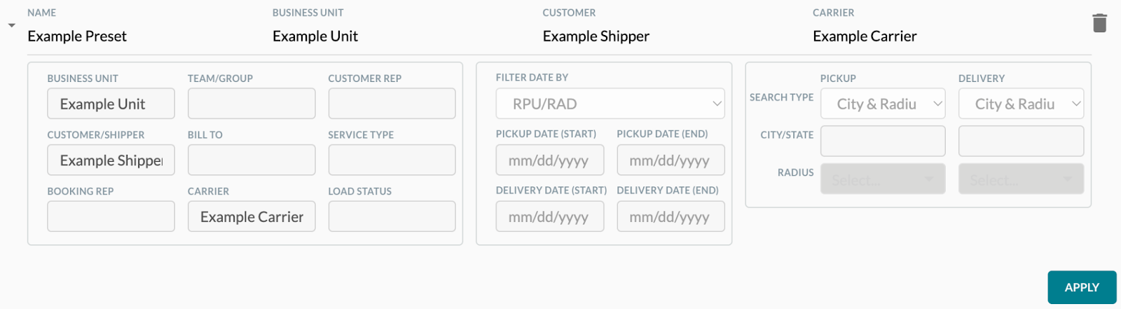 All Loads – EKA Solutions, Inc