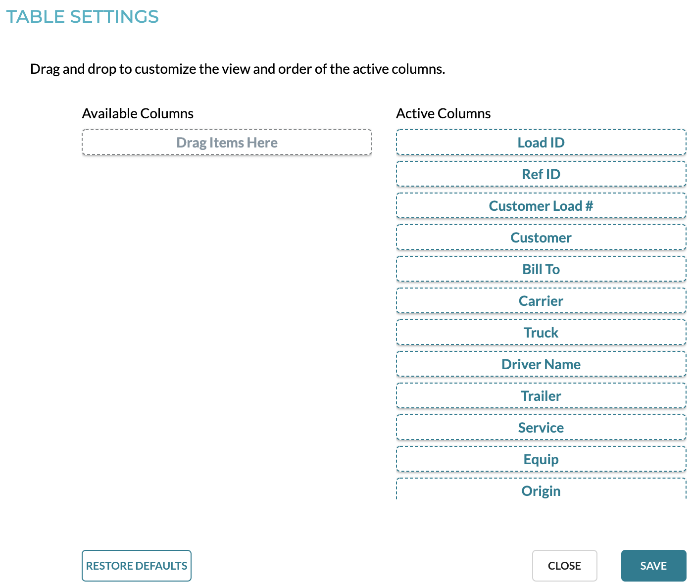 All Loads – EKA Solutions, Inc